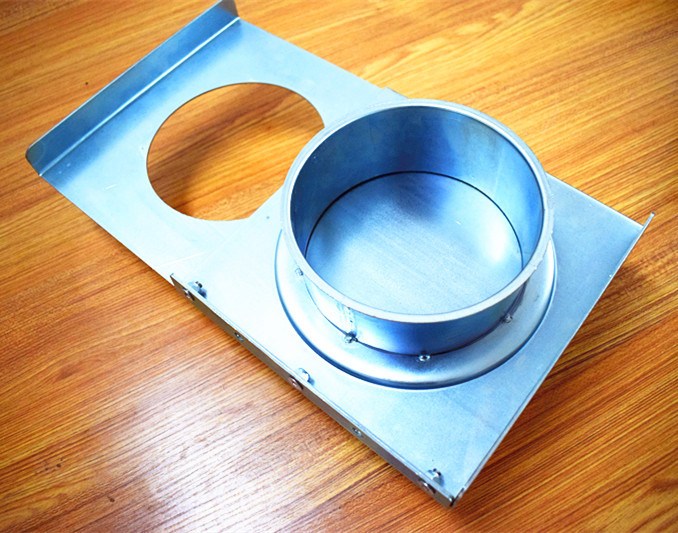 Gerbang debu industri Manual Sliding Ac Ducts Dan Damper Baja Galvanis ...